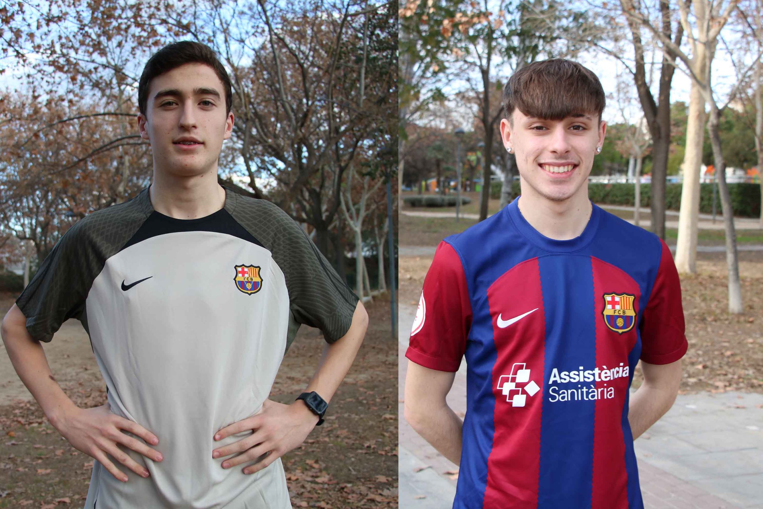 Alejandro Muñoz i Pau Ramos, promeses del FC Barcelona | Ràdio la Llagosta